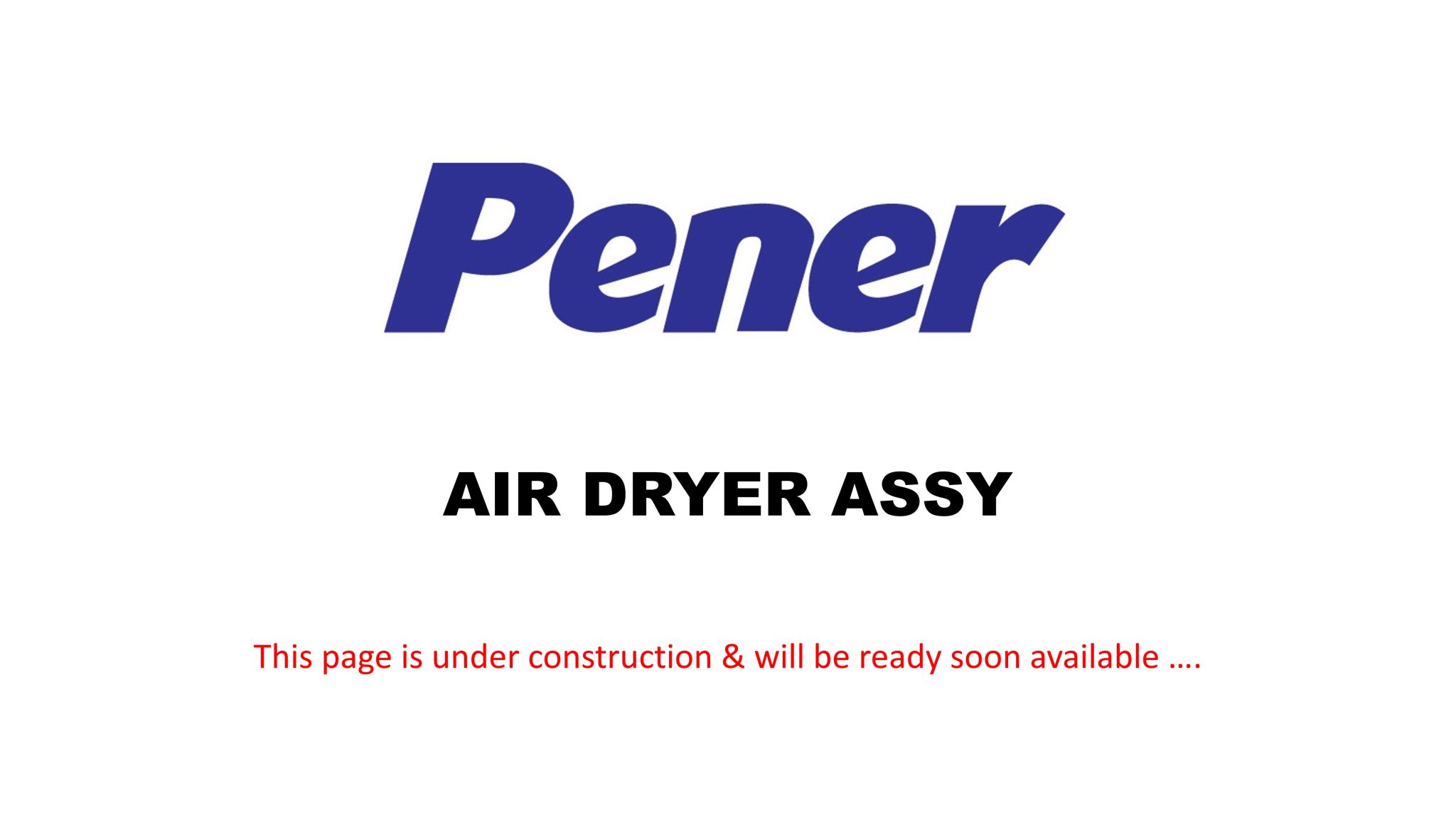 Our Brand – PENER – Air Dryer Assy – ARMADA AUTO PARTS GROUP BHD 宏舰集团